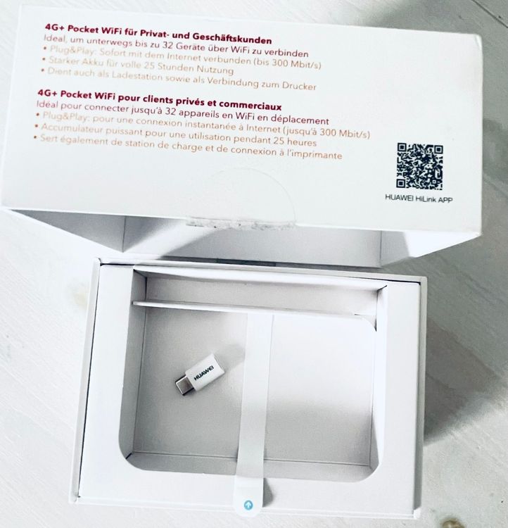 Huawei cat6 6400mah 23wh Pocket Modem 4G+ (Gebraucht) in Gränichen für ...