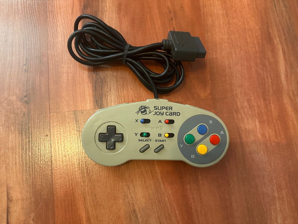 Manette Super Joy Card pour Super Famicom - testée ! (D'occasion) à ...