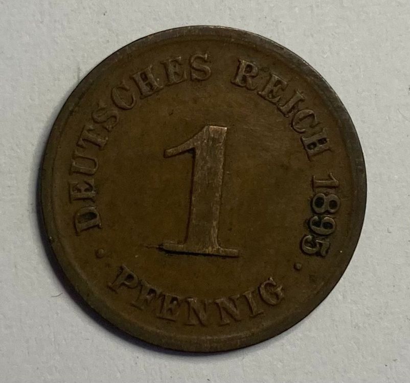 1 Pfennig 1895 Deutsches Reich Münze (Gebraucht) in Luzern für CHF 1 ...
