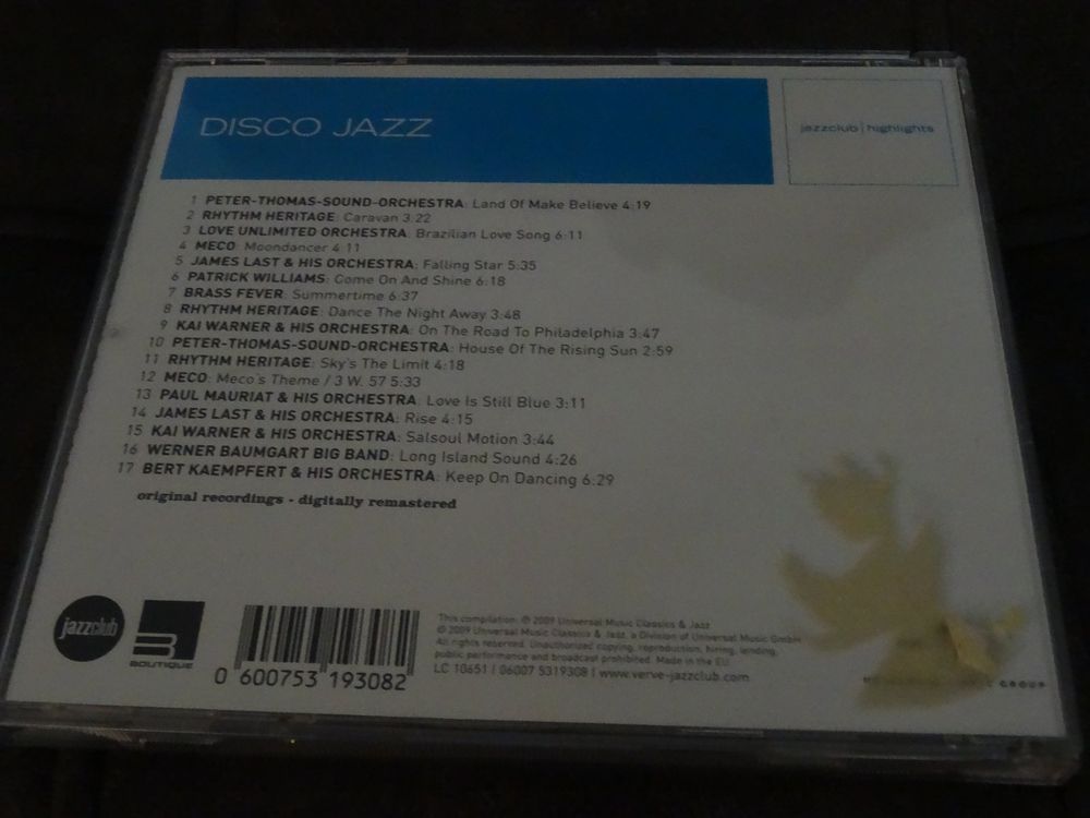 Disco Jazz - CD (Gebraucht) in Olten für CHF 3 – mit Lieferung auf ...