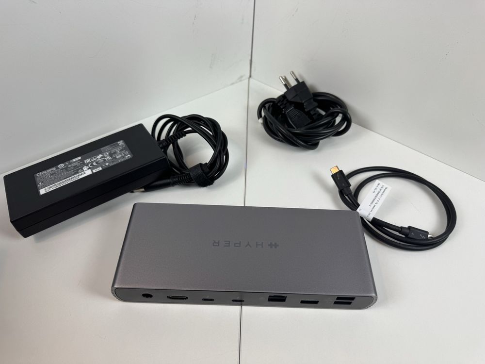 HYPER Dockingstation HyperDrive ThunderBolt 4 Grau | Kaufen auf Ricardo