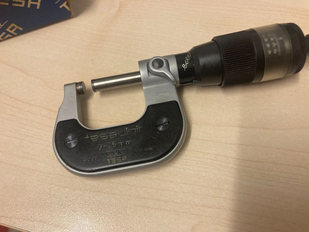 TESA Tesadigit Micrometer Mikrometer 0-25mm 0.002mm (Gebraucht) in ...
