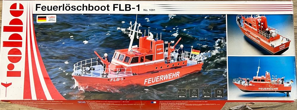 Vintage Robbe Baukasten Feuerlöschboot FLB -1 (Gebraucht) in Reigoldswil für CHF 99 – mit ...