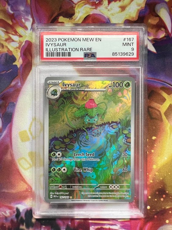 Pokemon 151 Ivysaur Illustration Rare PSA9 EN | Kaufen auf Ricardo