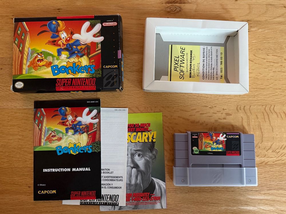 Bonkers (SNES) OVP (D'occasion) à Vucherens pour CHF 76 – avec ...