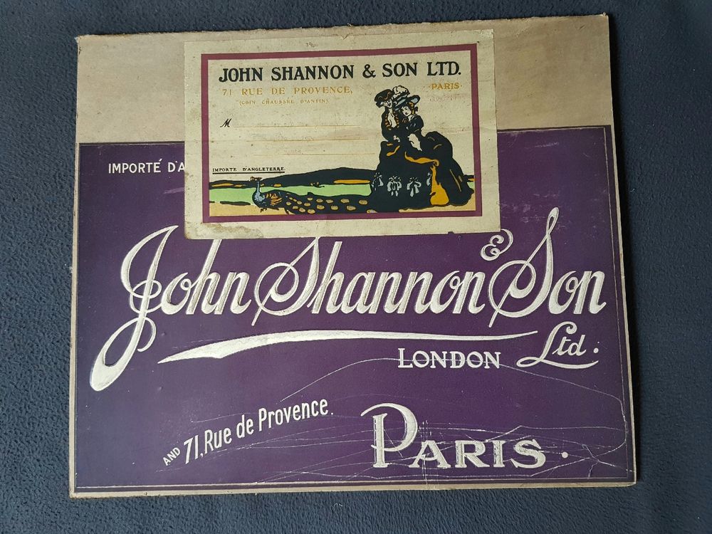 Antik Werbung Reklame Mode John Shannon & Son Paris London (Gebraucht) in Laufen für CHF 26 ...