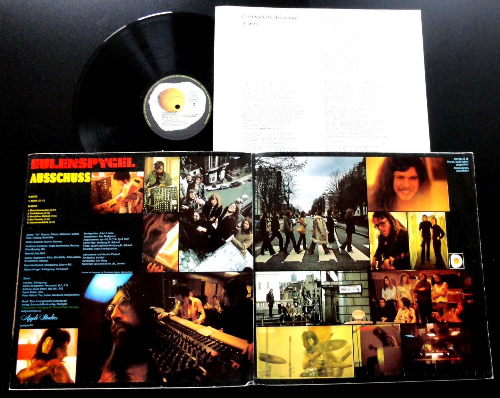 LP EULENSPYGEL ausschuss 1972 SPIEGELEI 28780-5U KRAUTROCK (Gebraucht ...