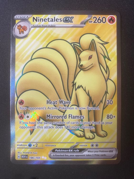 Ninetales ex 186 - Vulnona - MEW 151 - EN | Kaufen auf Ricardo