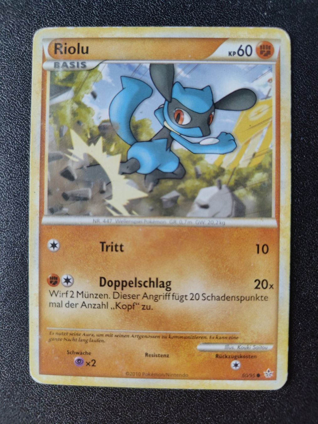 Riolu 60/95 Pokémon Unleashed 2010 (DE) ab 1.- (Gebraucht) in Mezzovico ...