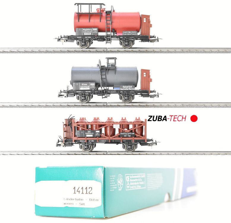 Sachsenmodell 14112 Güterwage-Set 3-tlg H0 GS mit OVP | Kaufen auf Ricardo