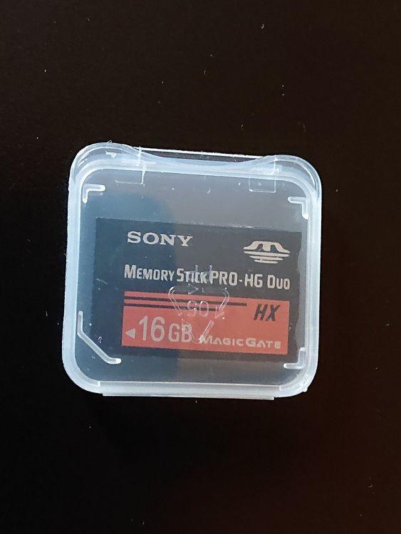 NEU Memory Stick Pro HG Duo HX Magic Gate 16GB Speicherkarte (Gebraucht ...
