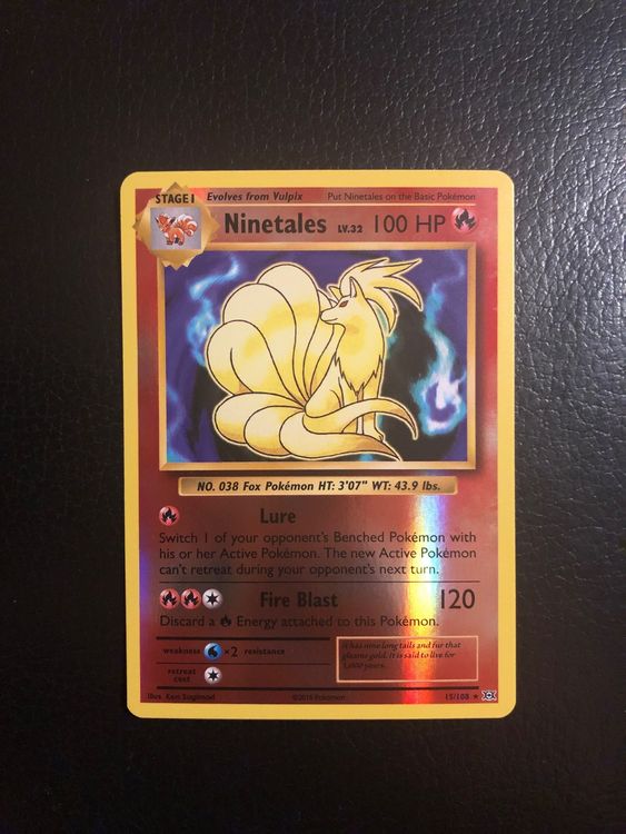 Evolutions Ninetales reverse rare 15/108 NM Ab 1 | Kaufen auf Ricardo