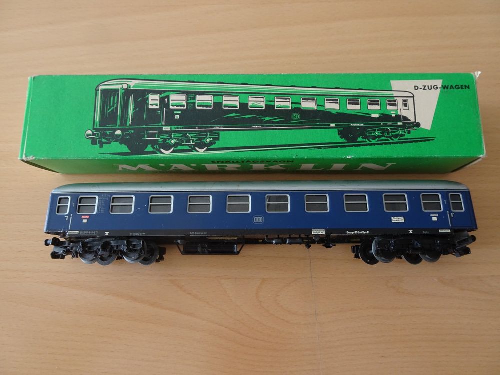 MÄRKLIN > Personenwagen, blau, Deutsche Bahn, HO, OVP (Gebraucht) in ...