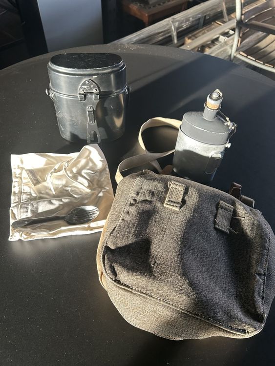 Brotsack, Gamelle, Trinkflasche CH Armee ab 1.-!! (Gebraucht) in Starrkirch-Wil für CHF 6 – mit ...