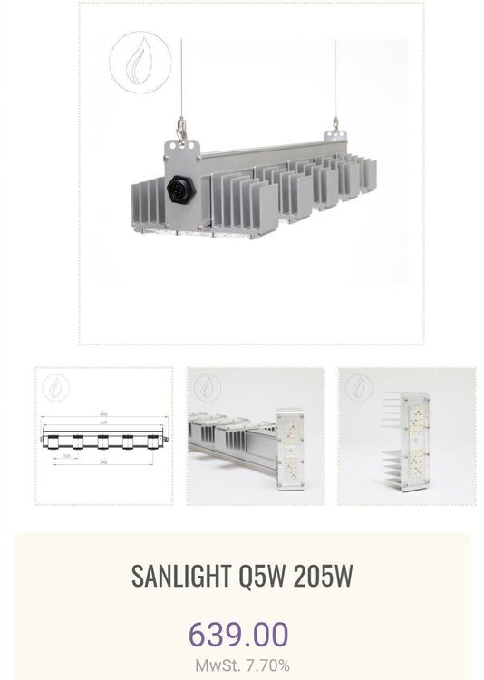 SANlight Q5W 205 Watt | Kaufen auf Ricardo