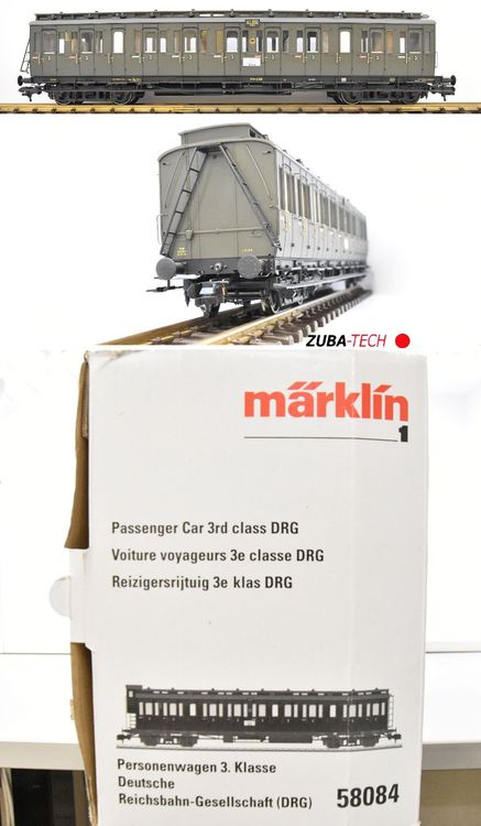 Märklin 58084 Abteilwagen 3.Kl DRG Spur 1 mit OVP (Gebraucht) in St. Gallen für CHF 181 – mit ...