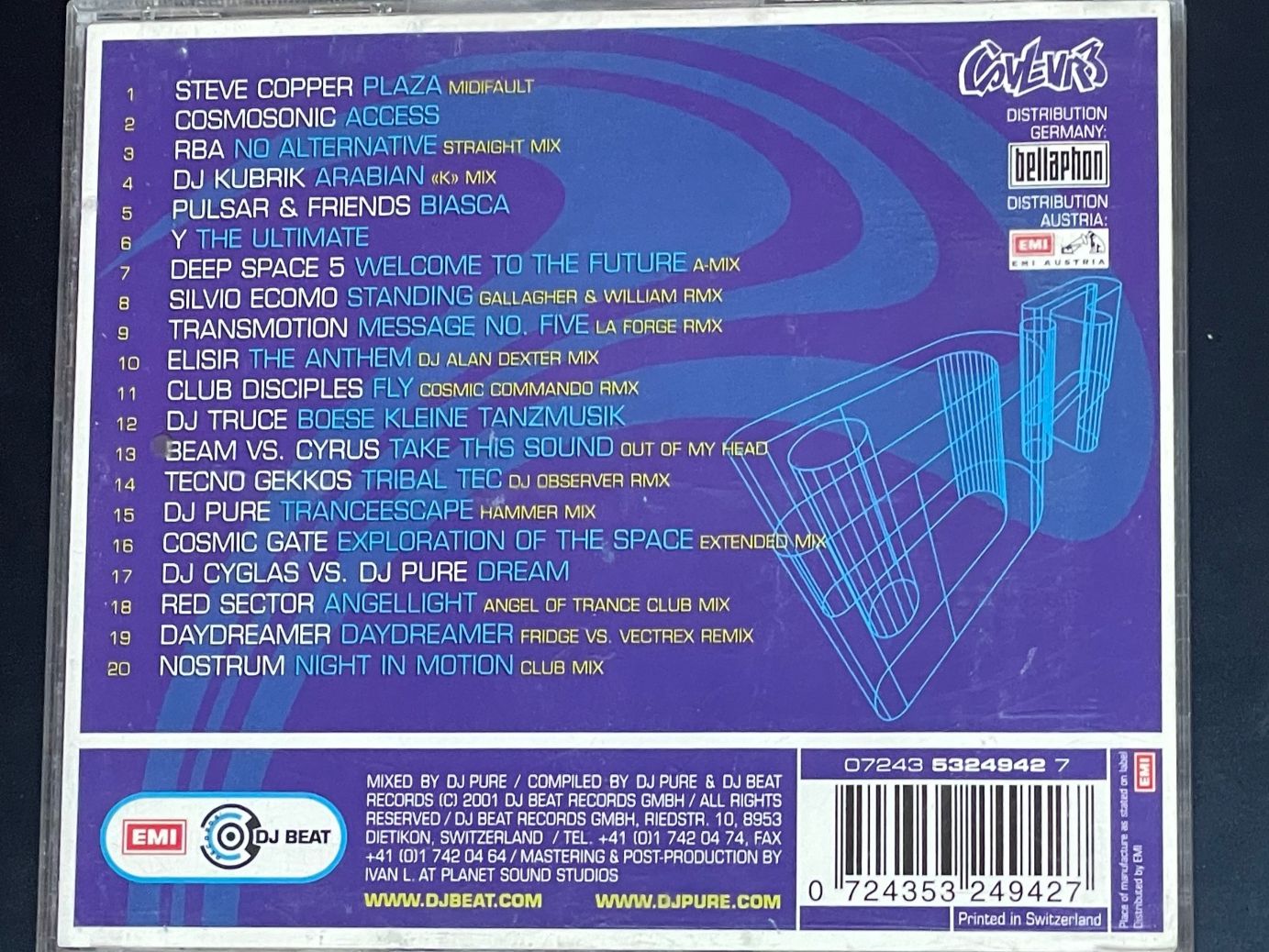 DJ Pure – Blue CD - Hard Trance Classics Mix - Top Zustand (Gebraucht ...