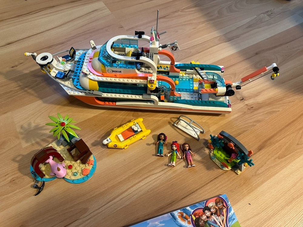 Lego friends 41381 Boot für Rettungsaktionen vollständig (Neu (gemäss ...