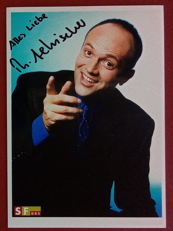 Thomas Aebischer Moderator SF DRS Autogramm Foto 13x18cm (Gebraucht) in ...