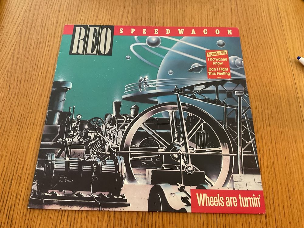 REO Speedwagon - Wheels Are Turnin' Schallplatte, Top!1984 (Gebraucht ...