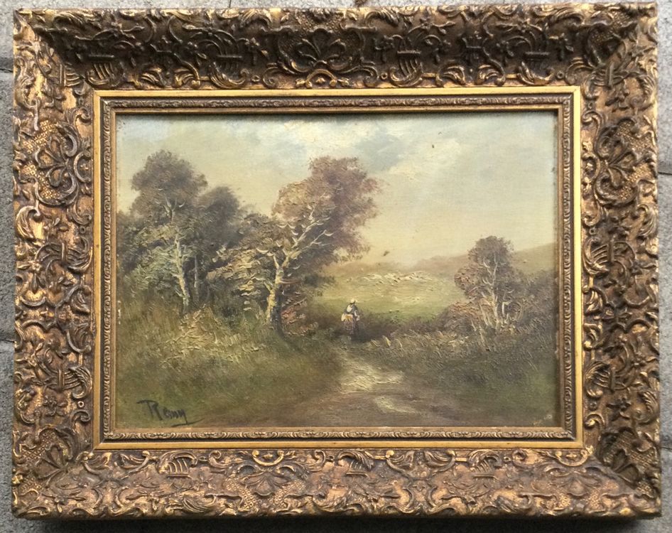 Antike Landschaft Gemälde Unleserlich Signiert (Gebraucht) in Root für CHF 30 – mit Lieferung ...