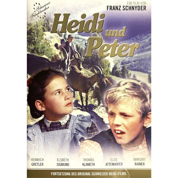 Heidi und Peter (Schweizerdeutsch) - DVD (Gebraucht) in Jonschwil für ...