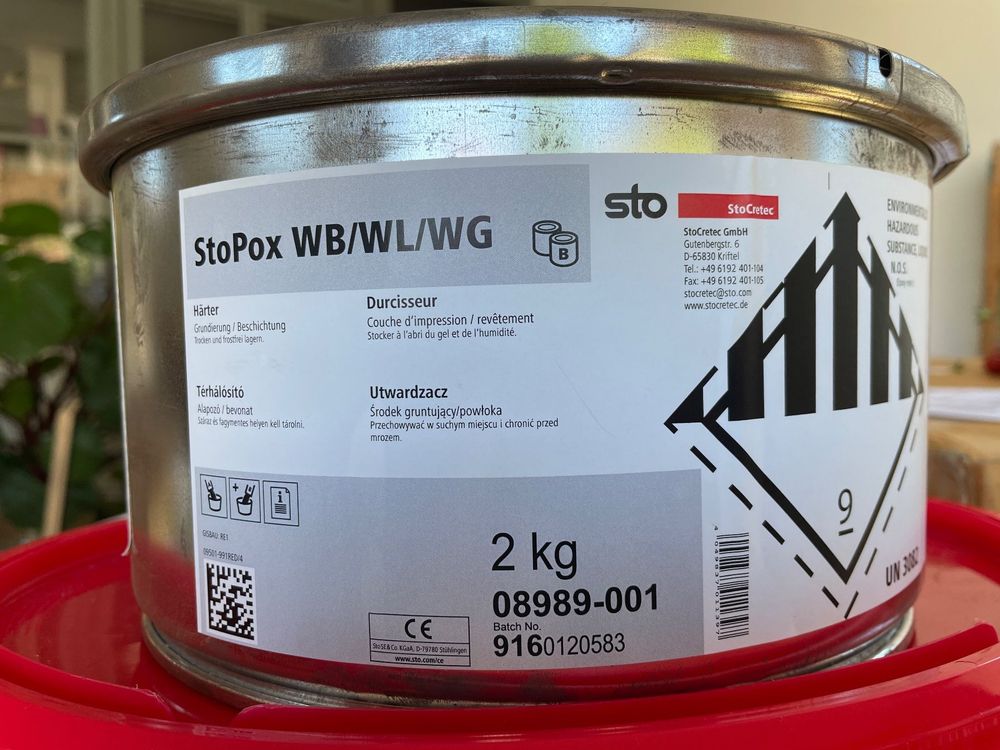 StoPox WG 100 mit Härter StoPox WB/WL/WG für EP Grundierung (Neu und ...