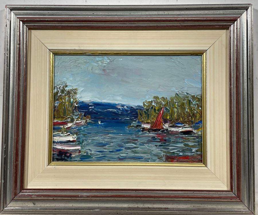 Samuel Melchert (1916-1994) Gemälde - Bielersee | Acheter sur Ricardo