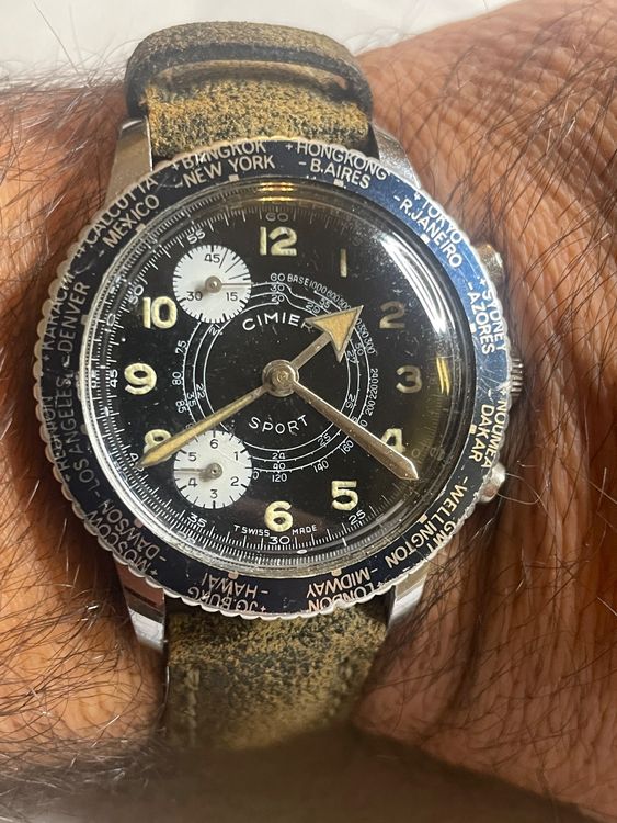 CIMIER SPORT CHRONOGRAPH HANDAUFZUG 36.4MM | Kaufen auf Ricardo