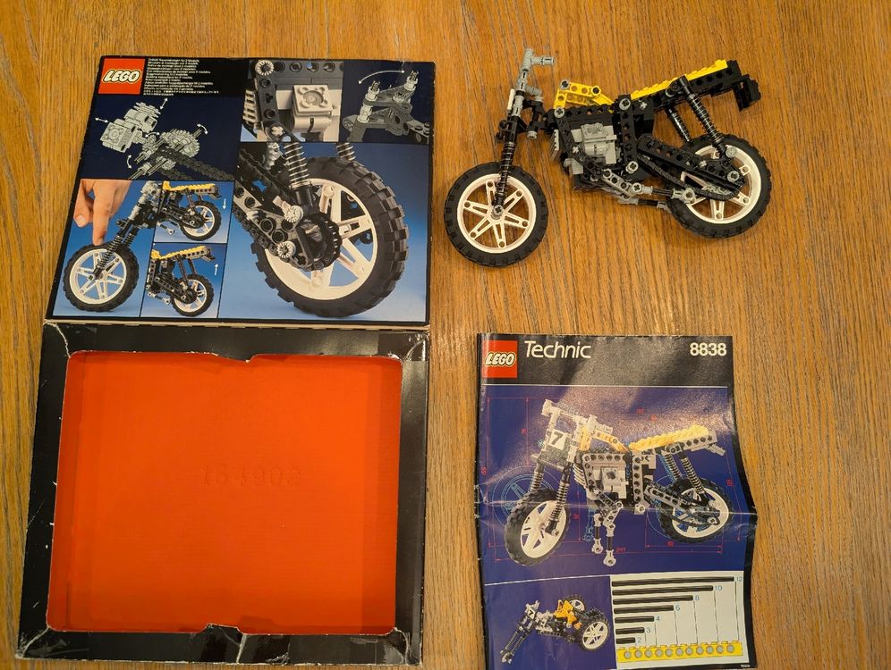 Lego Technic 8838 Motorrad, Originalverpackung, Vintage! (Gebraucht) in ...