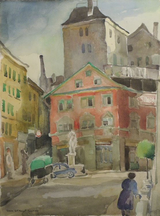 Margit Csabai Rott (1893 - 1973) Aquarell (Gebraucht) in Zürich für CHF ...