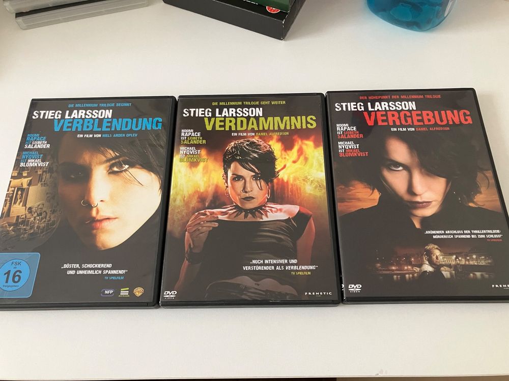 Stieg Larsson Millennium Trilogie - 3 Dvds | Kaufen auf Ricardo