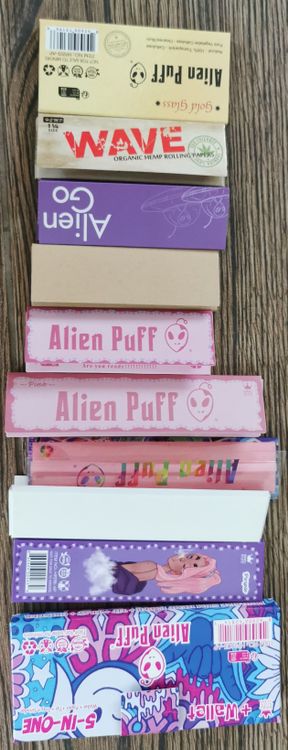 NEU Rolling Paper Restposten: Alien Puff, WAVE, Alien Go | Kaufen auf ...
