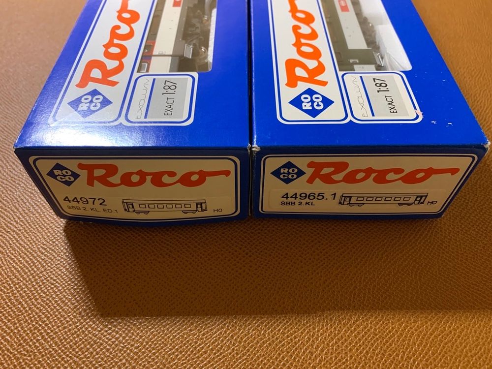 Roco H0 44965 + 44972 EW IV 2KL. Personenwagen SBB DC Analog | Kaufen ...