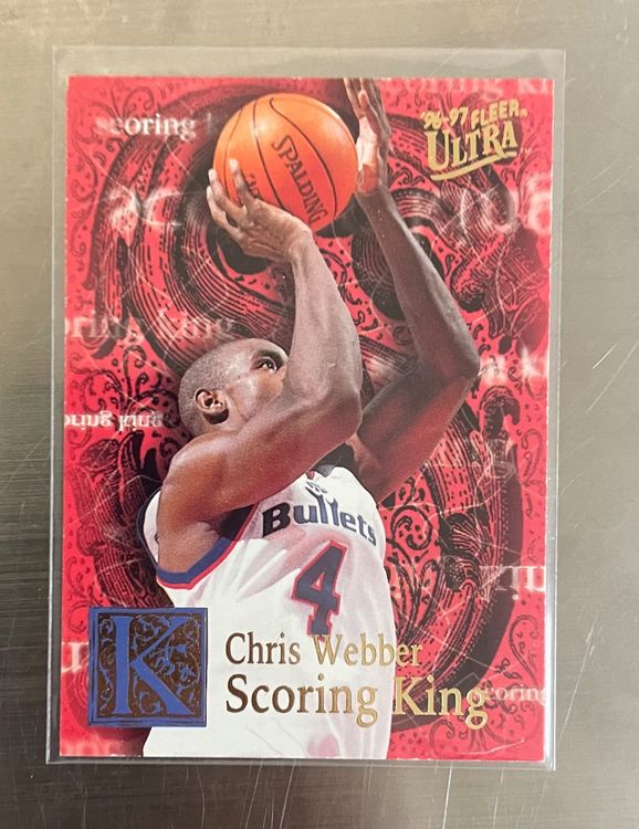 NBA Chris Webber Scoring Kings Card (Neu (gemäss Beschreibung)) in ...