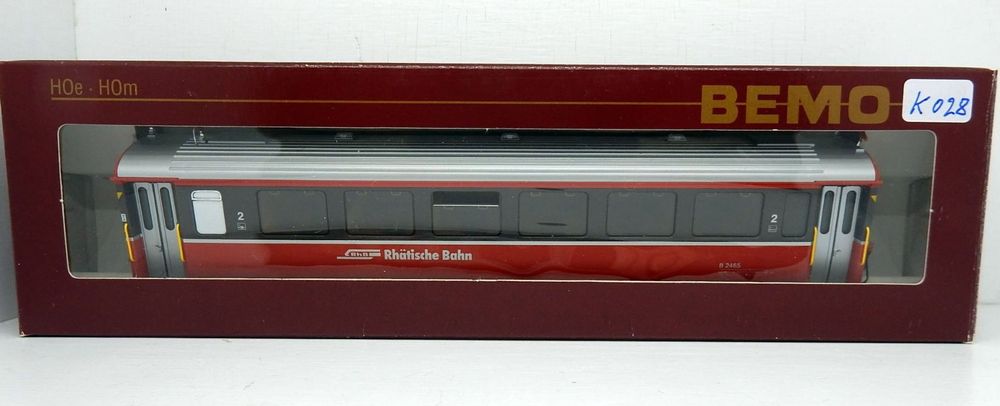 BEMO 3282 105 - RhB Voiture EW du Bernina B 2465(Ovp) | Kaufen auf Ricardo