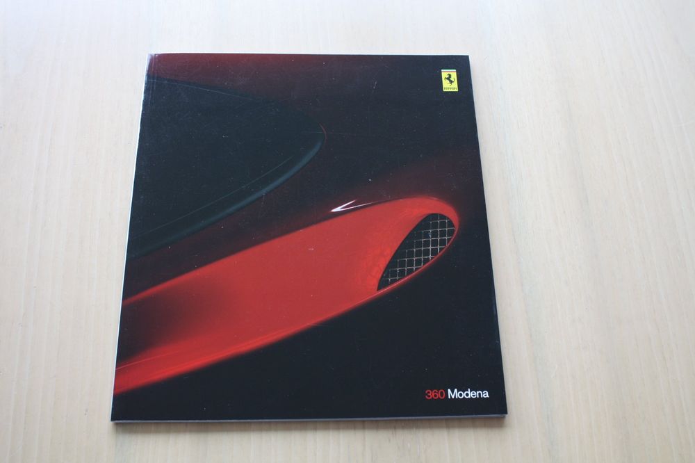 Ferrari 360 Modena - Original Katalog - 11/1999 (Gebraucht) in Wikon ...