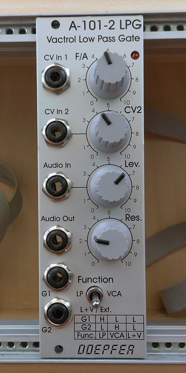 Doepfer A-101-2 Vactrol Low Pass Gate Eurorack Modul (Gebraucht) in für ...