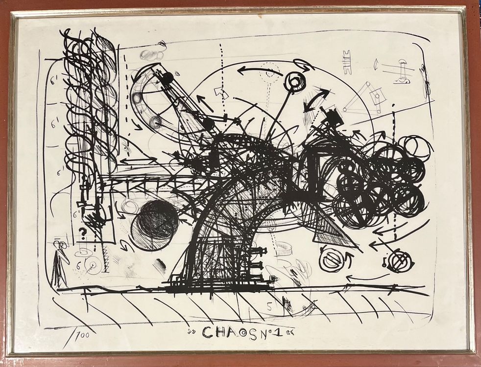 Jean Tinguely (1925–1991) Seriegraphie mit Nachlass Stempfel | Kaufen ...