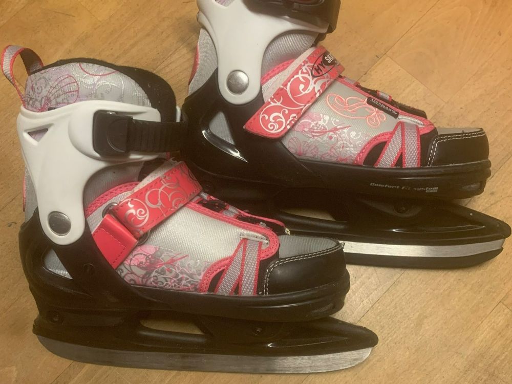 Kinderschlittschuhe HY SKATE Mädchen Gr. 33 - 36 verstellbar (Gebraucht ...