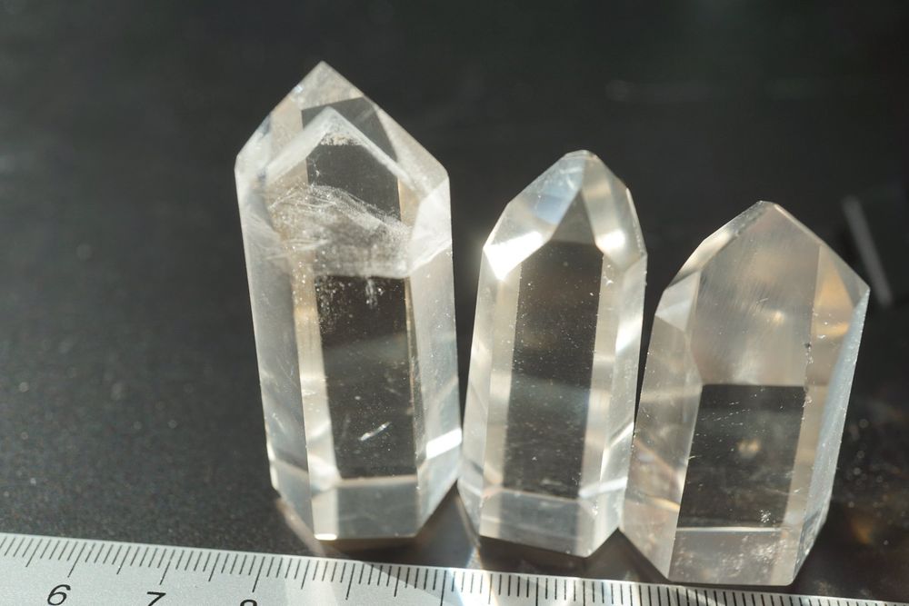 1x Phantom Quarz 2 Kristalle und 2x Natur Citrin Spitzen | Kaufen auf ...