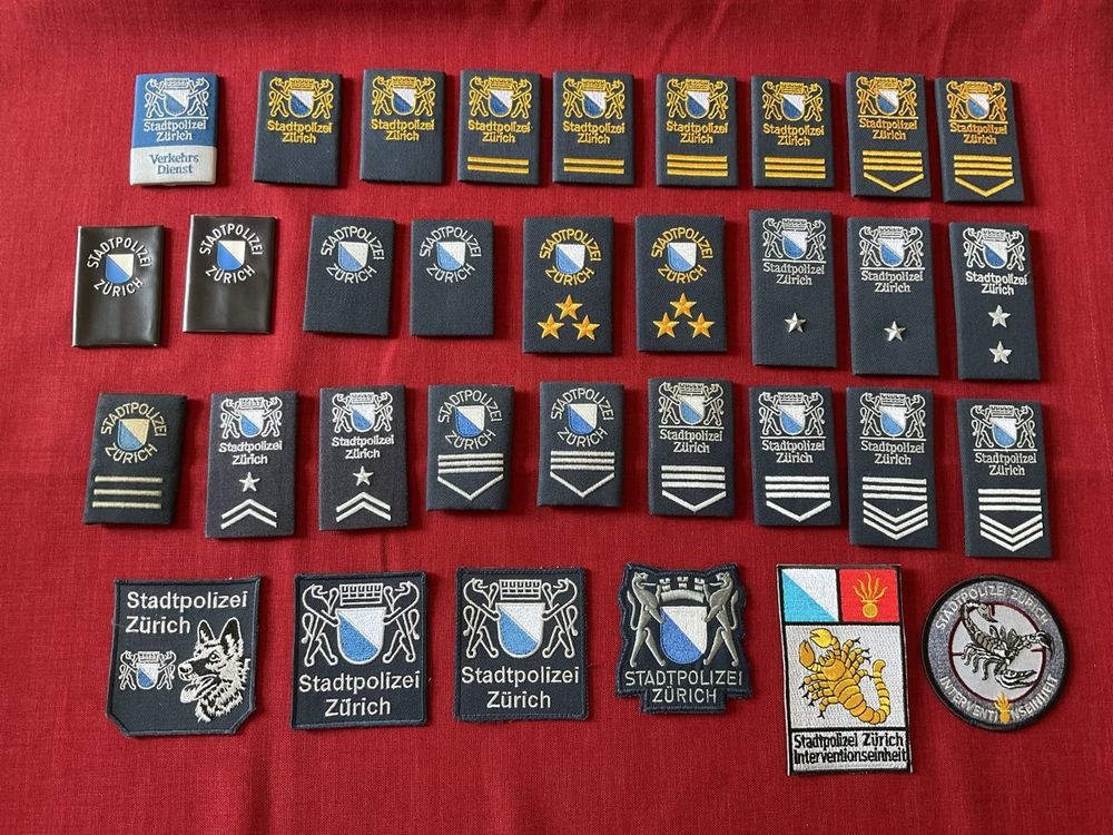 Los Original-Patches der Polizei Zürich (ZH) (Neu (gemäss Beschreibung ...