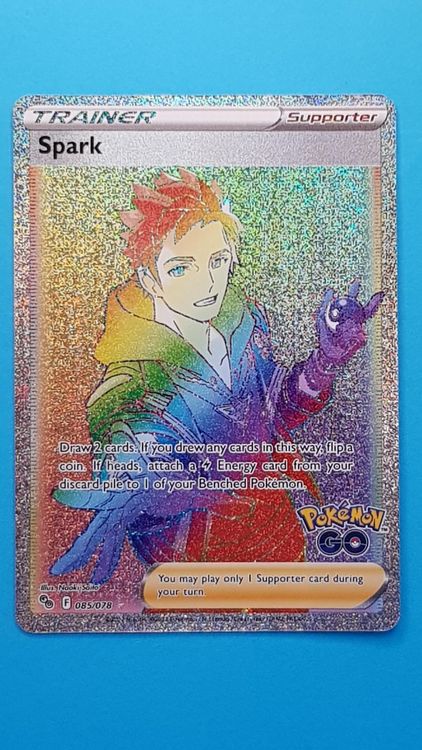 Spark – Full Art Trainer Rainbow Rare – Pokémon GO - EN (D'occasion) à ...