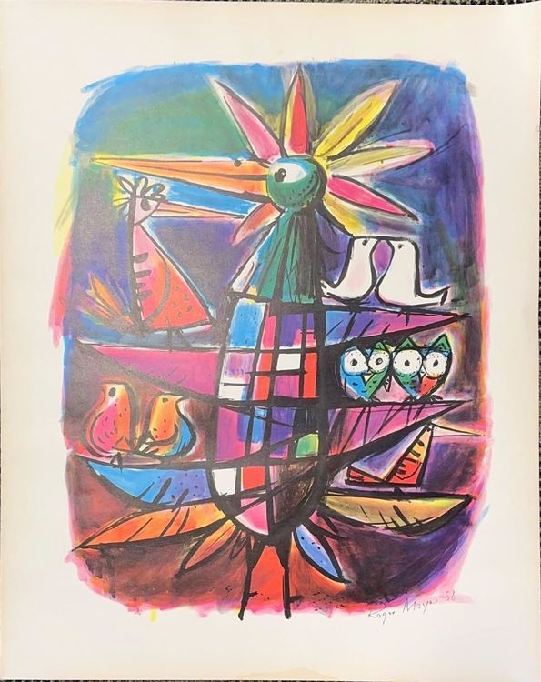 ROGER MAYER LITHOGRAPHIE SIGNIERT DATIERT (Gebraucht) in Gersau für CHF ...