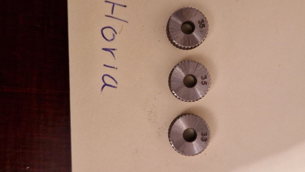 3 Moleter neuves, pour appareil a moleter HORIA. (Neuf (Voir ...