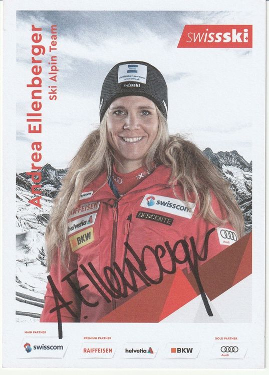 Andrea Ellenberger / Originalautogramm | Kaufen auf Ricardo