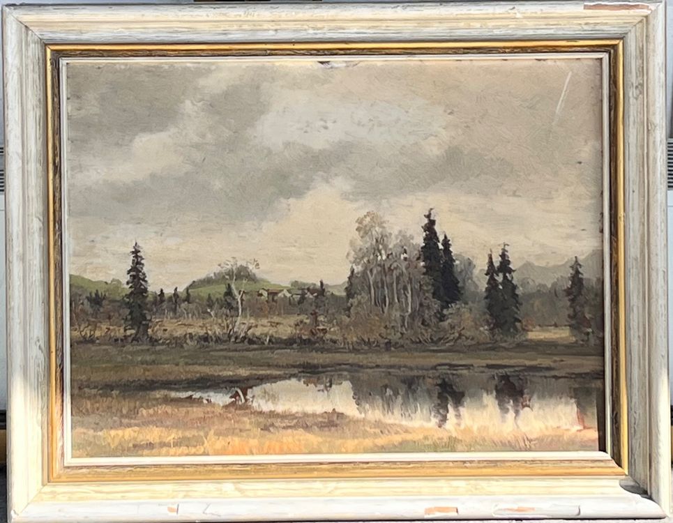 Anfang 20.J.H. Schweizer Schule Landschafts Gemälde | Kaufen auf Ricardo