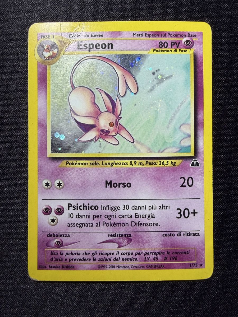 Pokemon Espeon Neo Discovery Holo ita - PL/LP (Gebraucht) in Monte ...