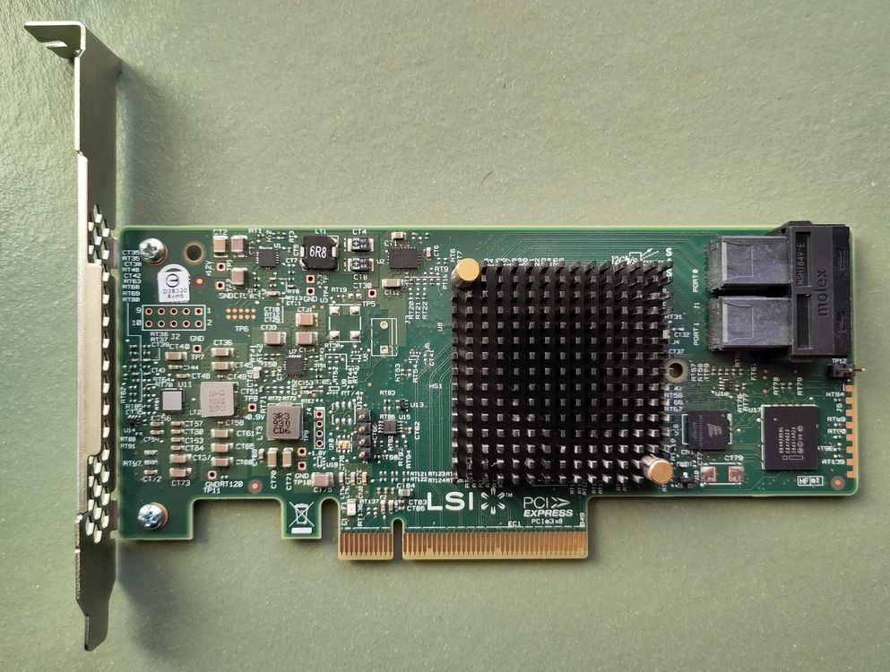 LSI SAS 9300-8i (8-Port Internal SATA+SAS Host Bus Adapter) (Gebraucht ...