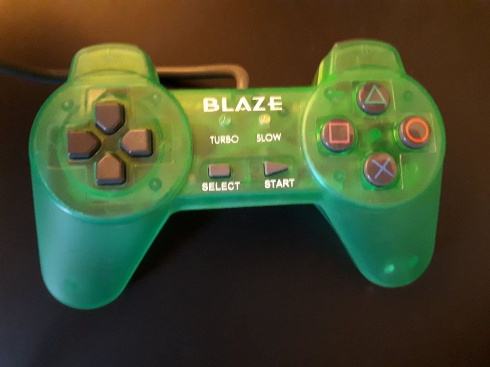 Sony Playstation 1 PS1 - BLAZE Controller - clear green grün | Kaufen ...